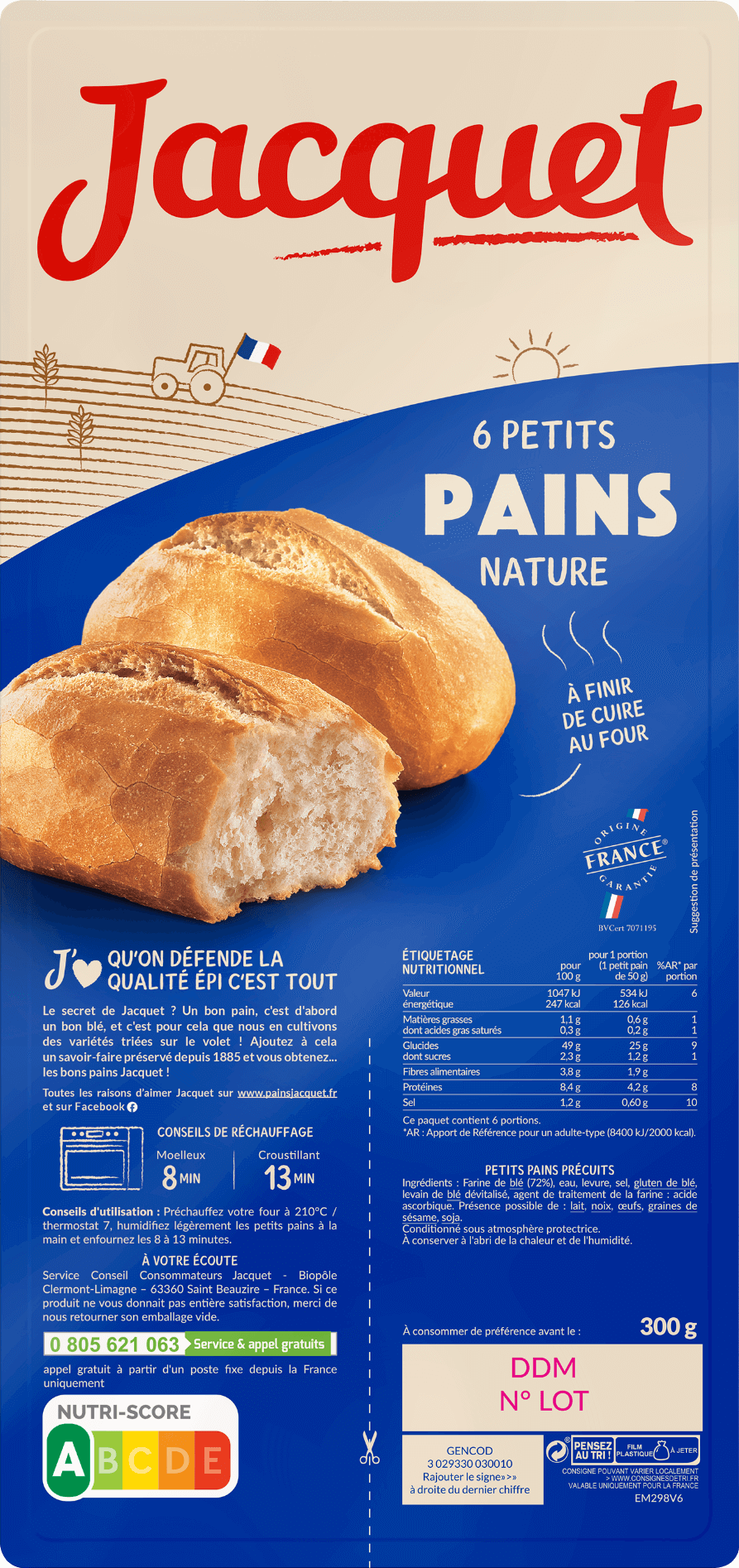 Petits Pains - Pains Jacquet