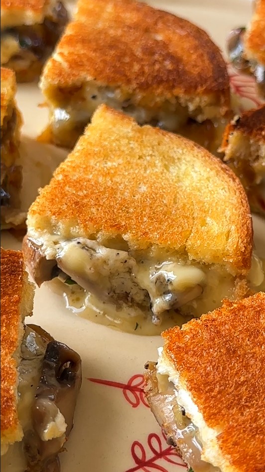 Grands Toasts aux champignons et au miel épicé - Pains Jacquet