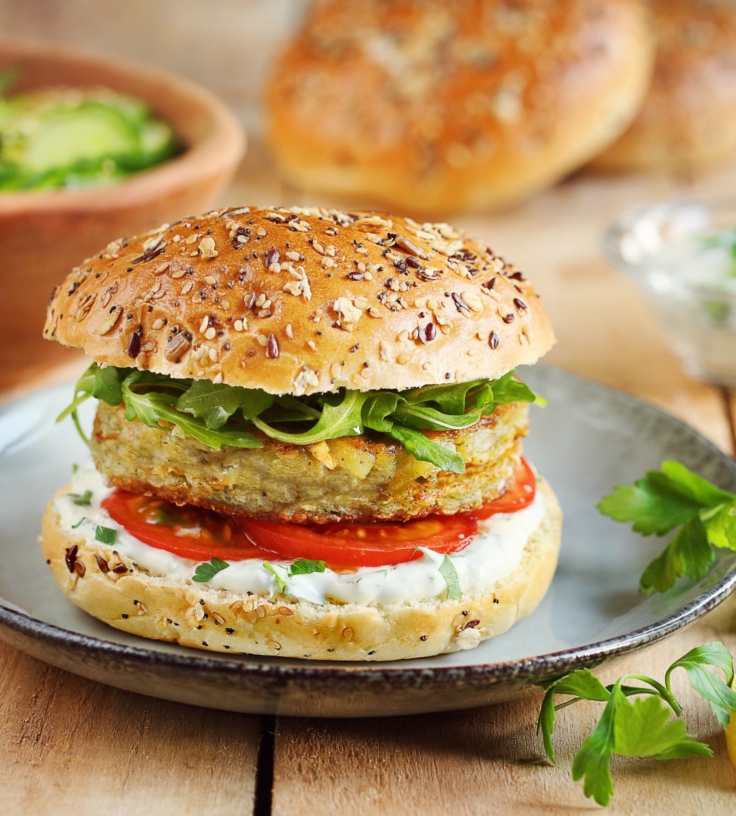 Burger Création aux graines : 4 pains hamburgers au graines par Jacquet
